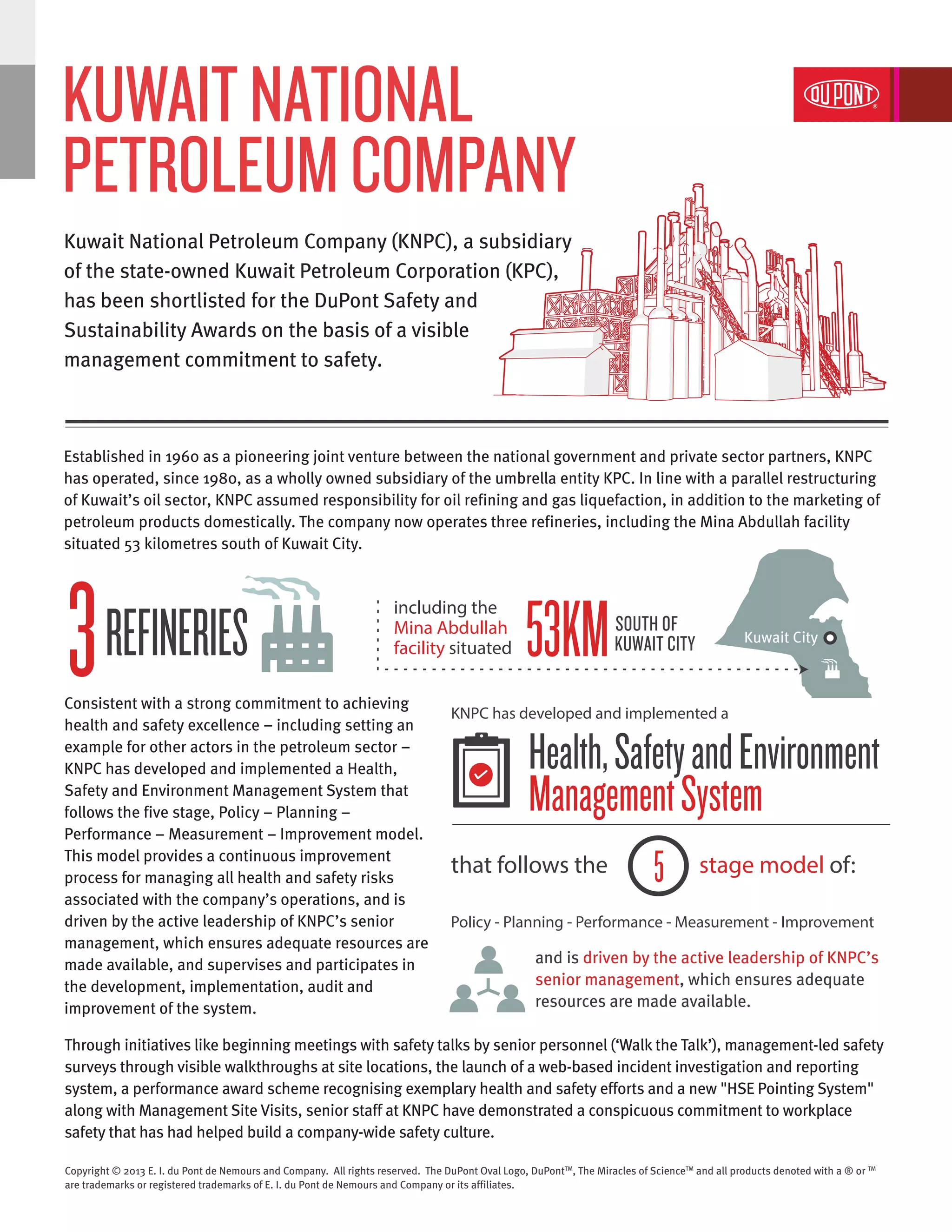 Kuwait National Petroleum Company | DuPont Safety and Sustainability ...