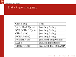 Automatic mechanism data migration between relational and object database | PPT