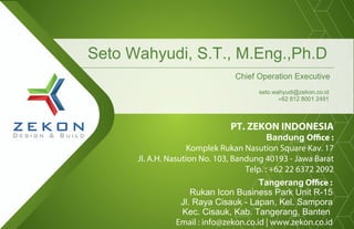 KN Seto Wahyudi, ST.pdf | Business Administration | Business