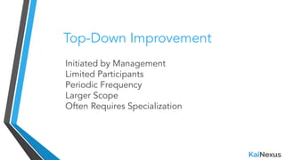 A Look at Software Built for Top-Down Improvement | PPT