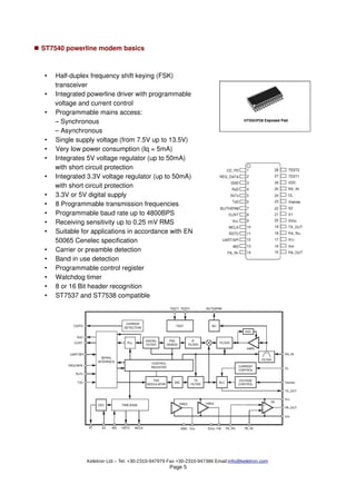 Keletron KNX PL110-132 energy manager presales | PDF