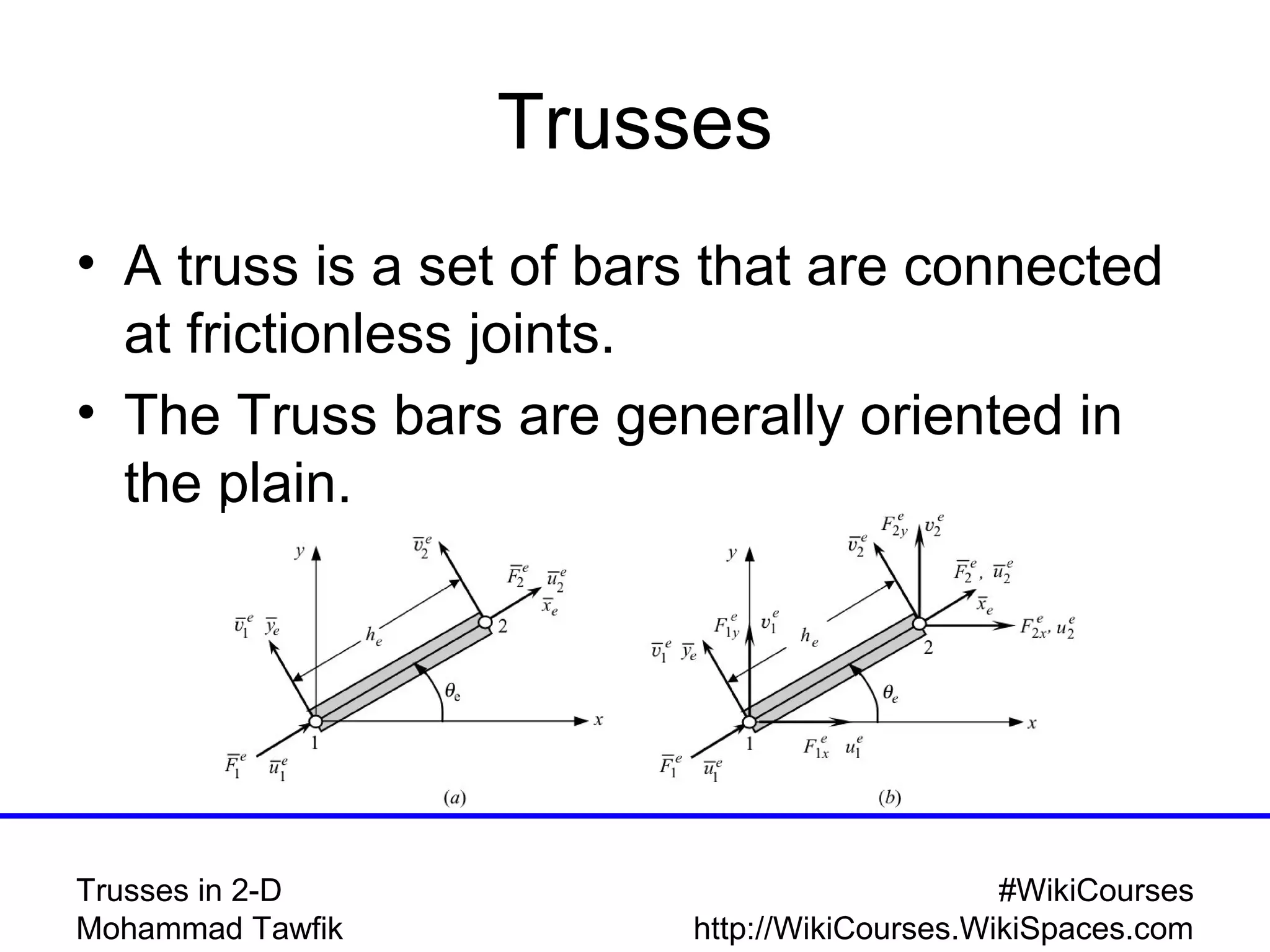 Finite Element for Trusses in 2-D | PDF | Web Design and HTML | Internet