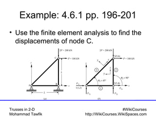 Finite Element for Trusses in 2-D | PDF | Web Design and HTML | Internet