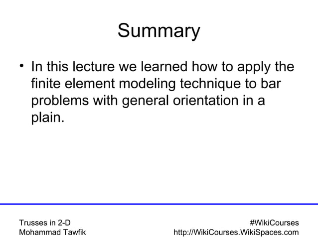 Finite Element for Trusses in 2-D | PDF | Web Design and HTML | Internet