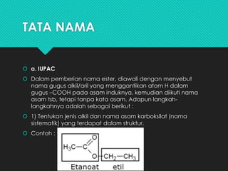 Presntasi Kimia Organik | PPT | Free Download
