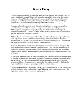 Koala Essay.pdf