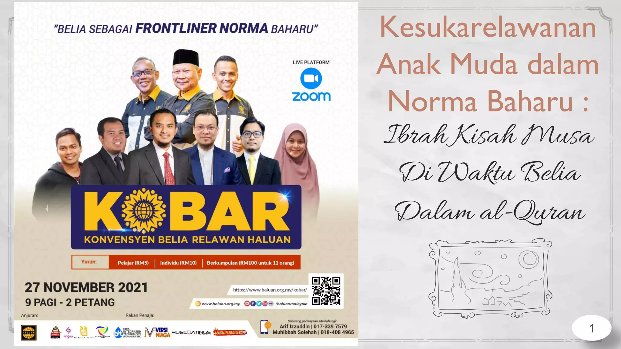 KOBAR HALUAN : Kesukarelawanan Anak Muda dalam Norma Baharu : Ibrah ...