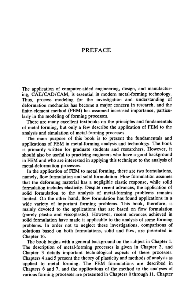 Kobayashi metal forming and the finite element method | PDF