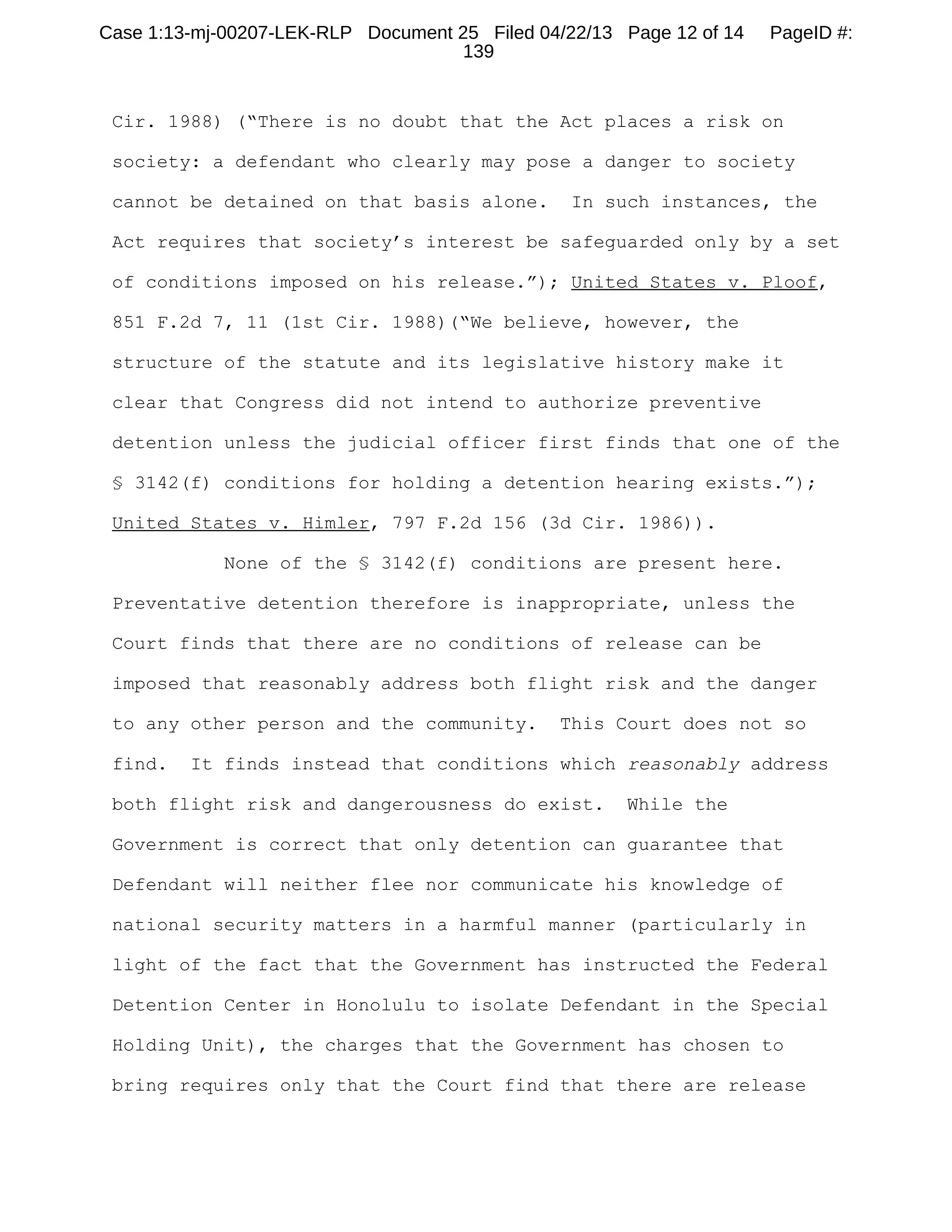 Kobayashi detention order | PDF