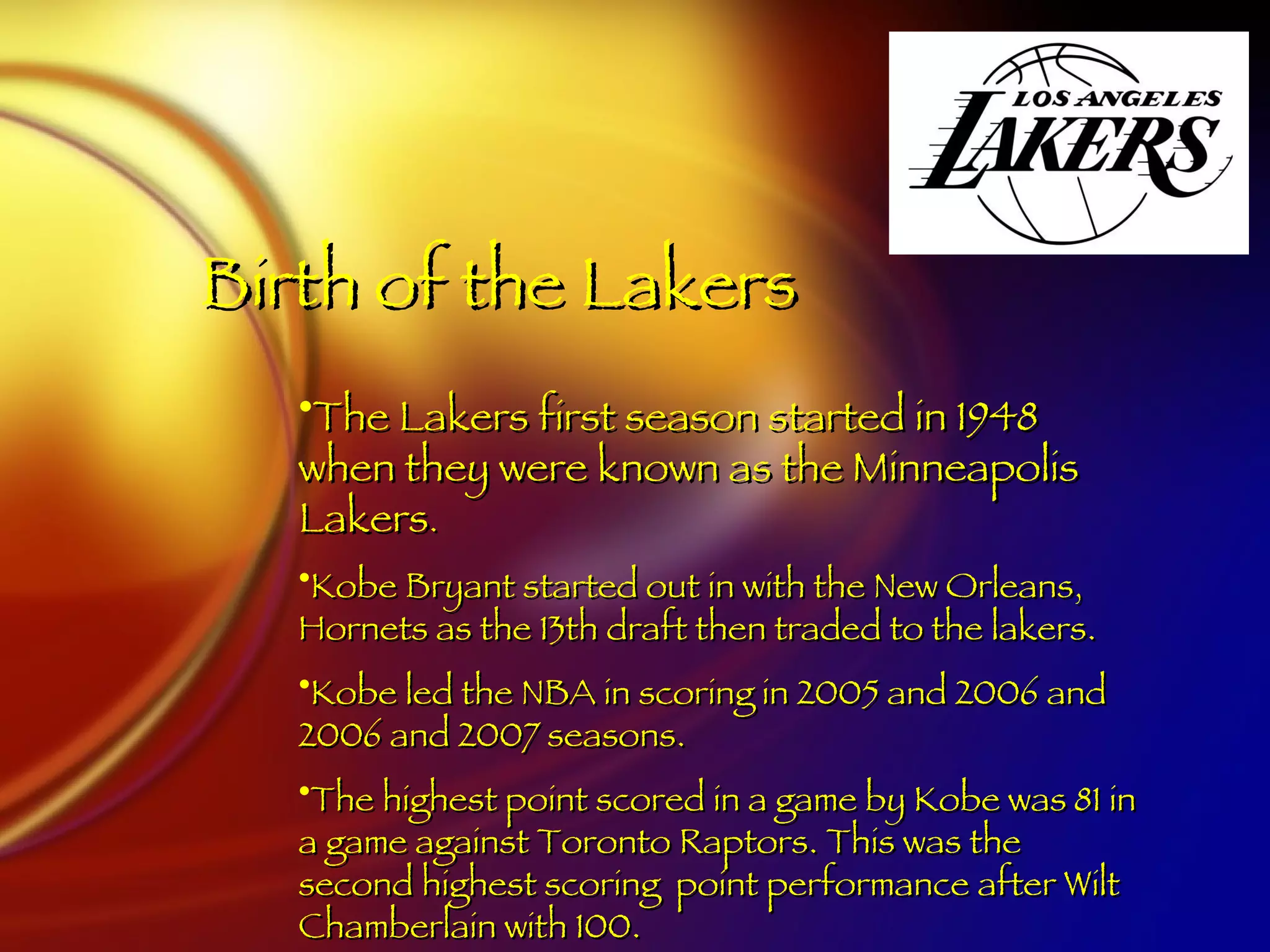 Kobe Bryant | PPT | Basketball | Sports