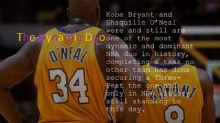 Kobe Bryant, The story of the "Black Mamba" | PPTX