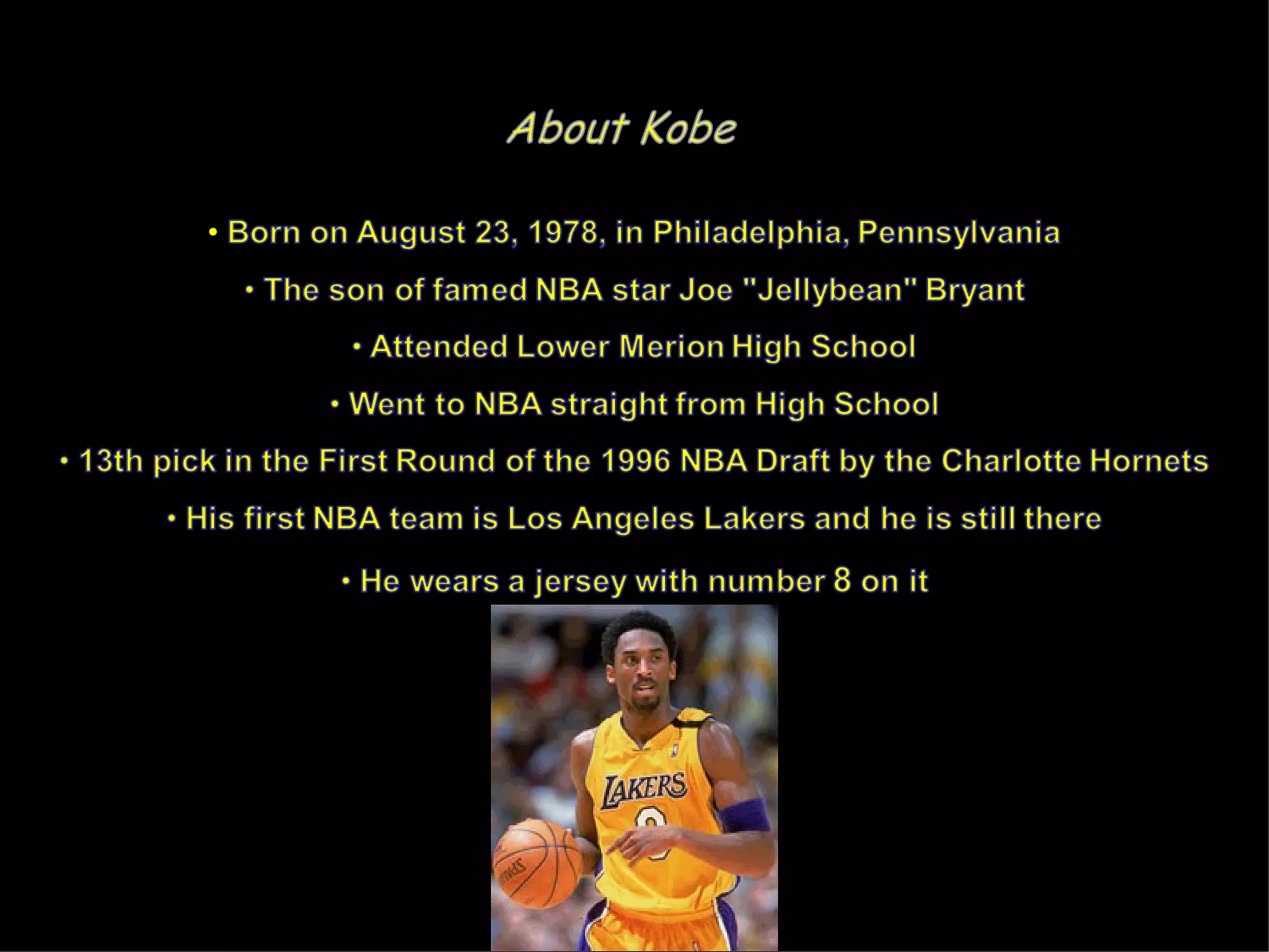 Kobe bryant by justin brown | PPT