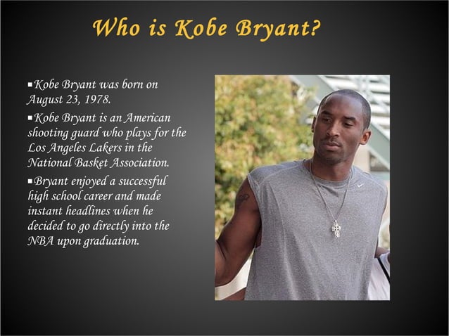 Kobe bryant presentation 2 | PPT | Awards Shows | Events