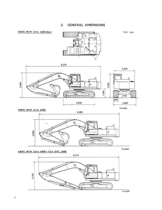 Kobelco k907 c hydraulic excavator service repair manual | PDF