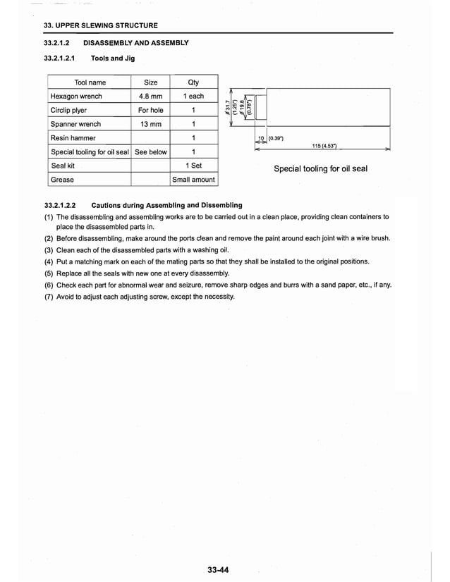 Kobelco sk17 sr 3 compact crawler excavator service repair manual | PDF | Automotive