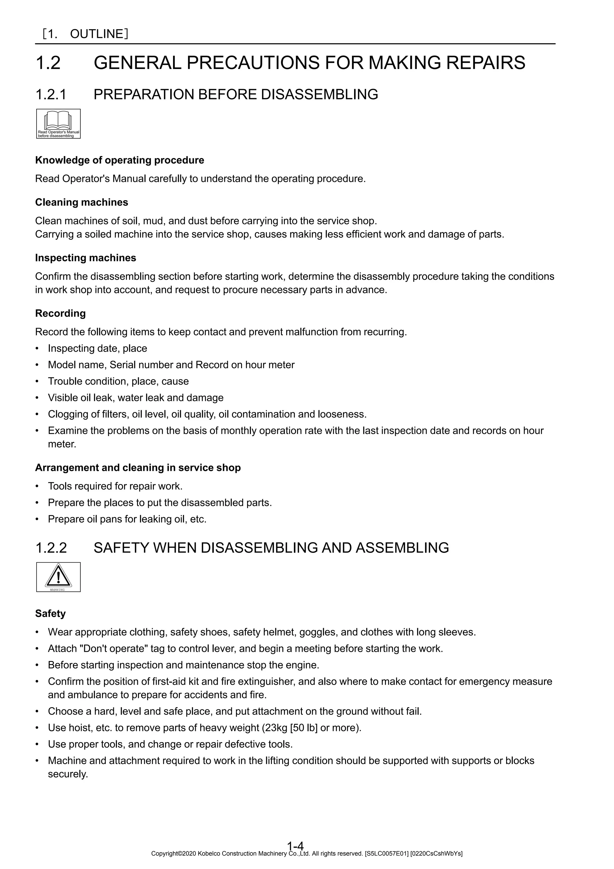 Kobelco sk350 lc 10 hydraulic excavator service repair manual | PDF