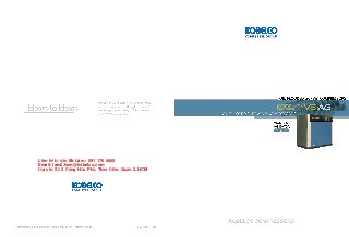 DÒNG MÁY NÉN KHÍ Kobelion VS, AG | PDF