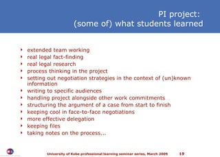 Kobe, Session 1, Transactional Learning, Theory & Practice | PPT