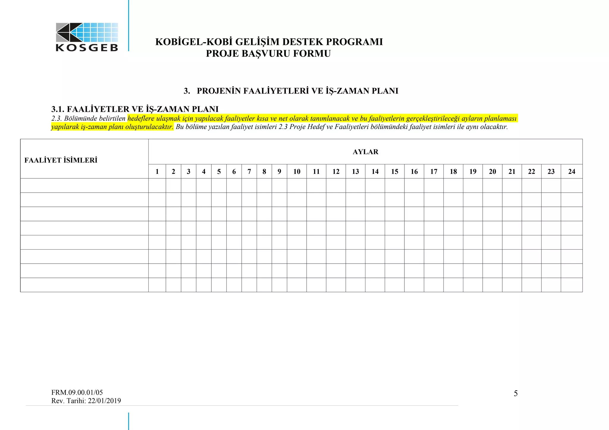 Kobigel kobi gelisim-destek_programi_proje_basvuru_formu | DOC