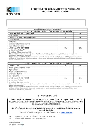 Kobigel kobi gelisim-destek_programi_proje_basvuru_formu | DOC