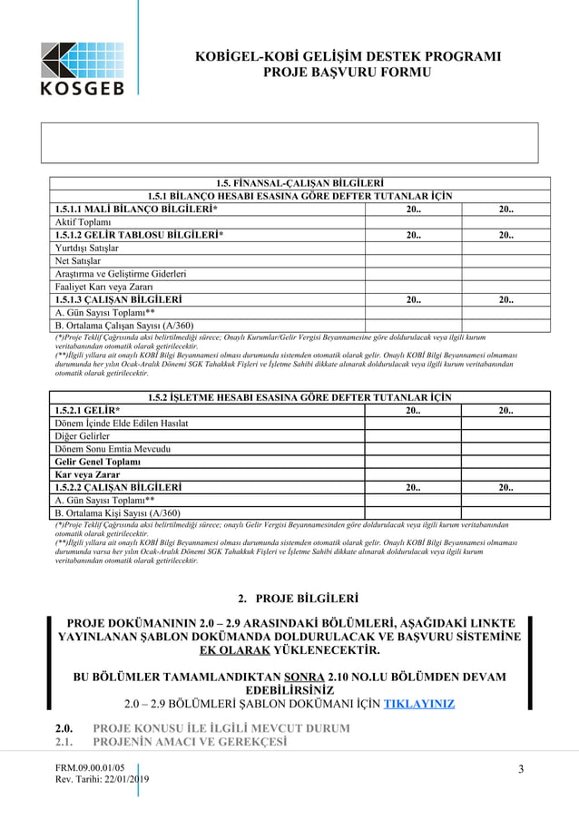 Kobigel kobi gelisim-destek_programi_proje_basvuru_formu | DOC