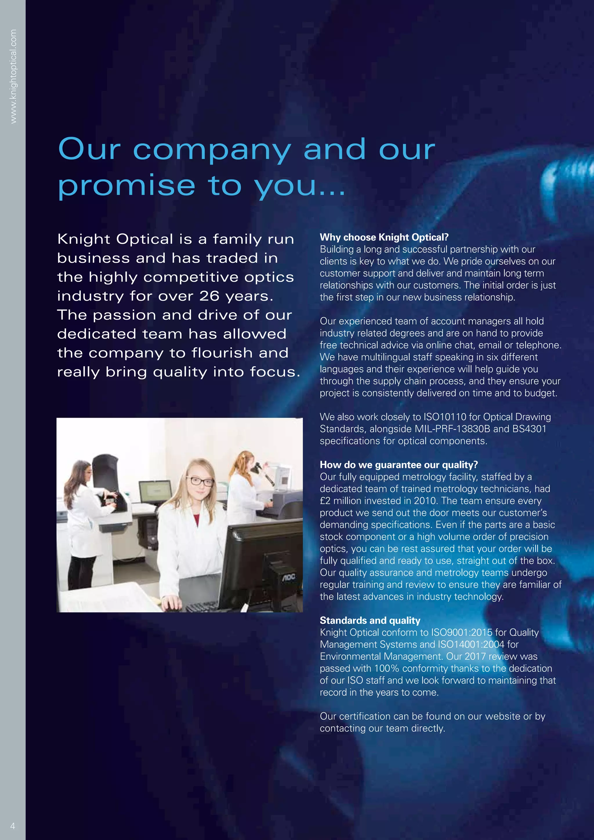 Knight Optical Catalogue 2018 / 2019 | PDF