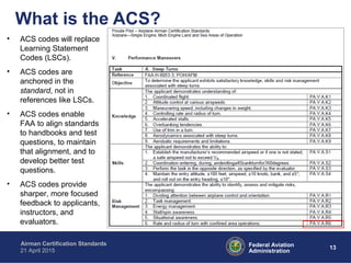 Airmen Certification Standards by Dr. Janeen Kochan | PPT | Aviation ...