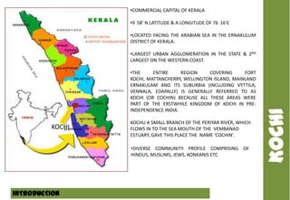 Kochi city study(intro, history, demography, infrastructure, economy ...