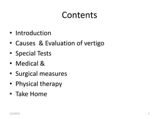 APPROACH TO VERTIGO | PPTX