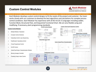Koch Modular - Automation and Control System Capabilities | PPT