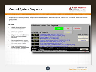 Koch Modular - Automation and Control System Capabilities | PPT