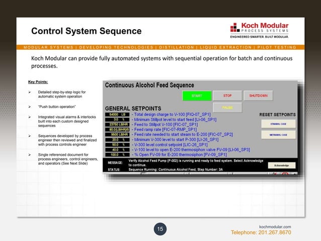 Koch Modular - Automation and Control System Capabilities | PPT