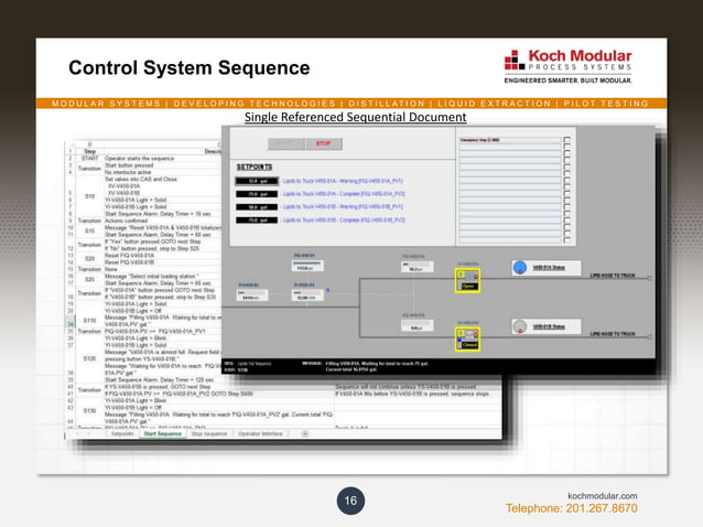 Koch Modular - Automation and Control System Capabilities | PPT