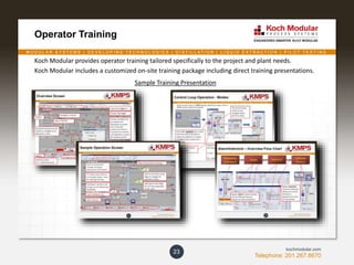 Koch Modular - Automation and Control System Capabilities | PPT