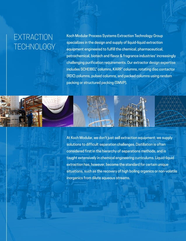 Koch Modular Extraction Technology Group | PDF | Chemistry | Science