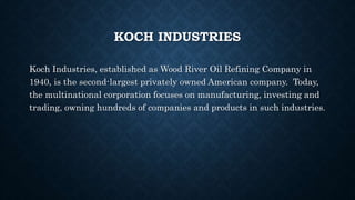 Koch Money | PPT