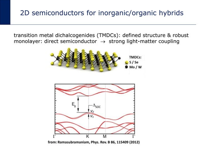 Hybrid inorganic/organic semiconductor structures for opto-electronics ...