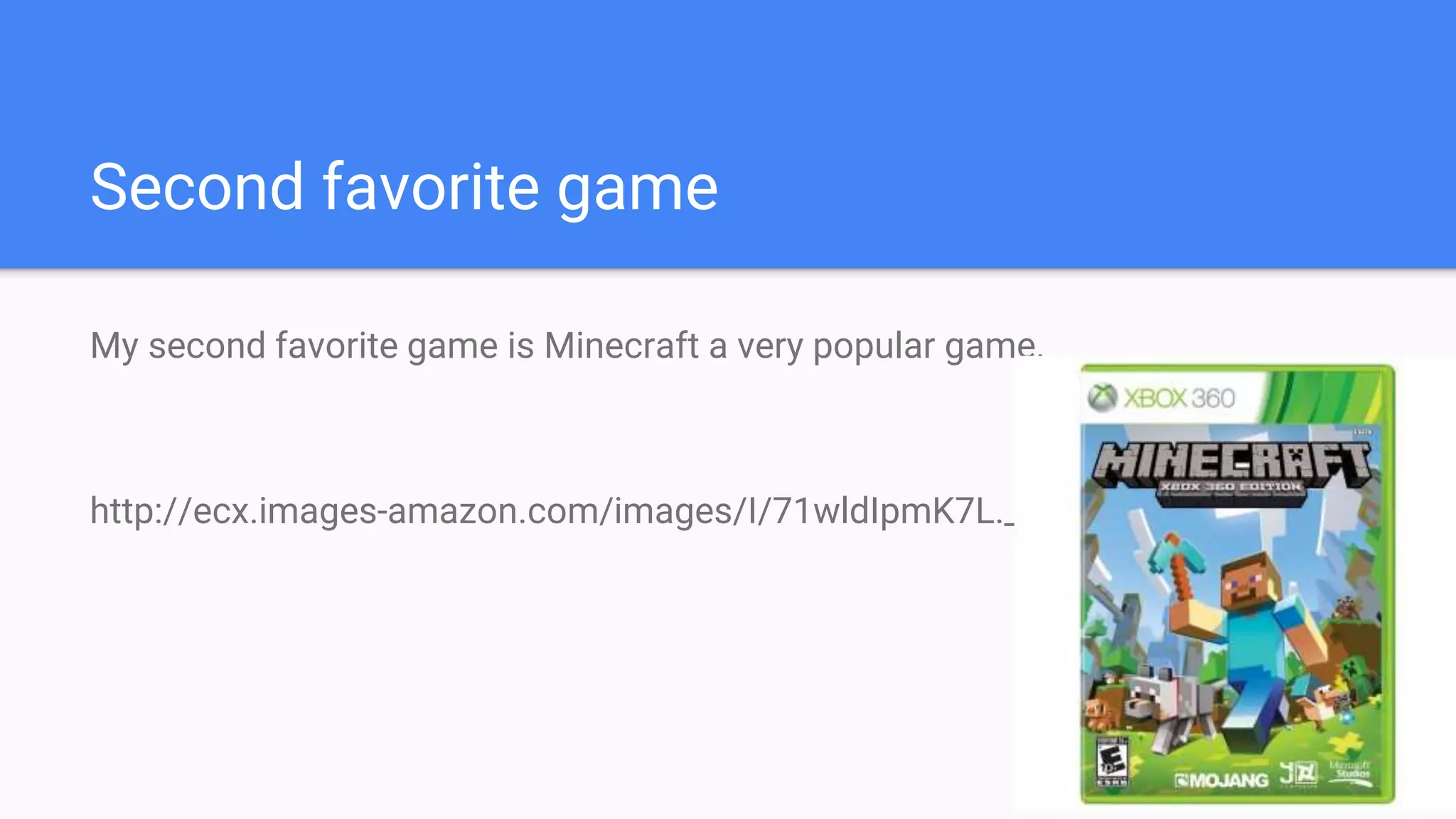 My top favorite games | PPTX