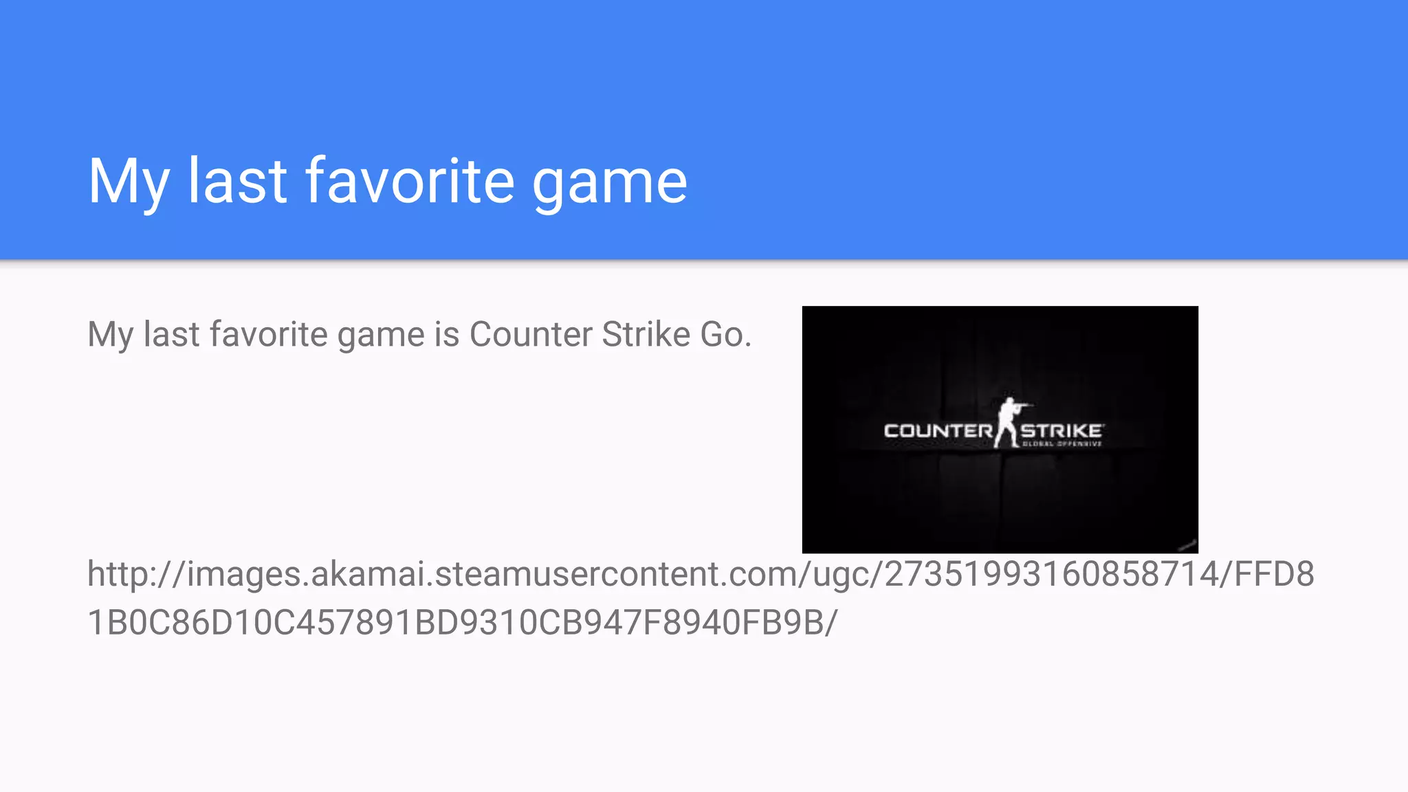 My top favorite games | PPTX