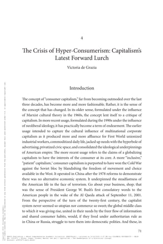 The Crisis of Hyper-Consumerism | PDF