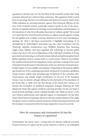 The Crisis of Hyper-Consumerism | PDF