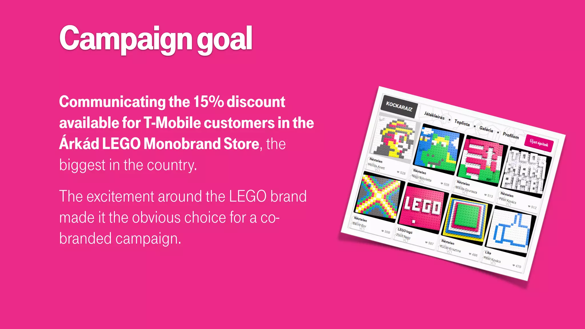 T-Mobile LEGO Brick Art case study | PPT