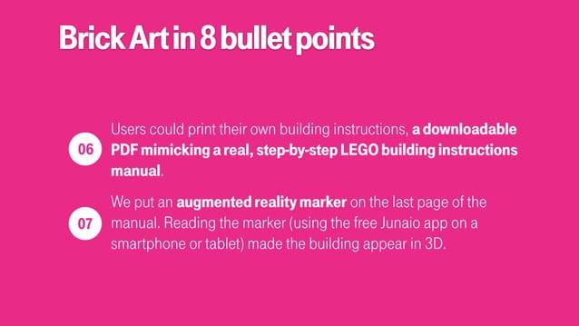 T-Mobile LEGO Brick Art case study | PPT