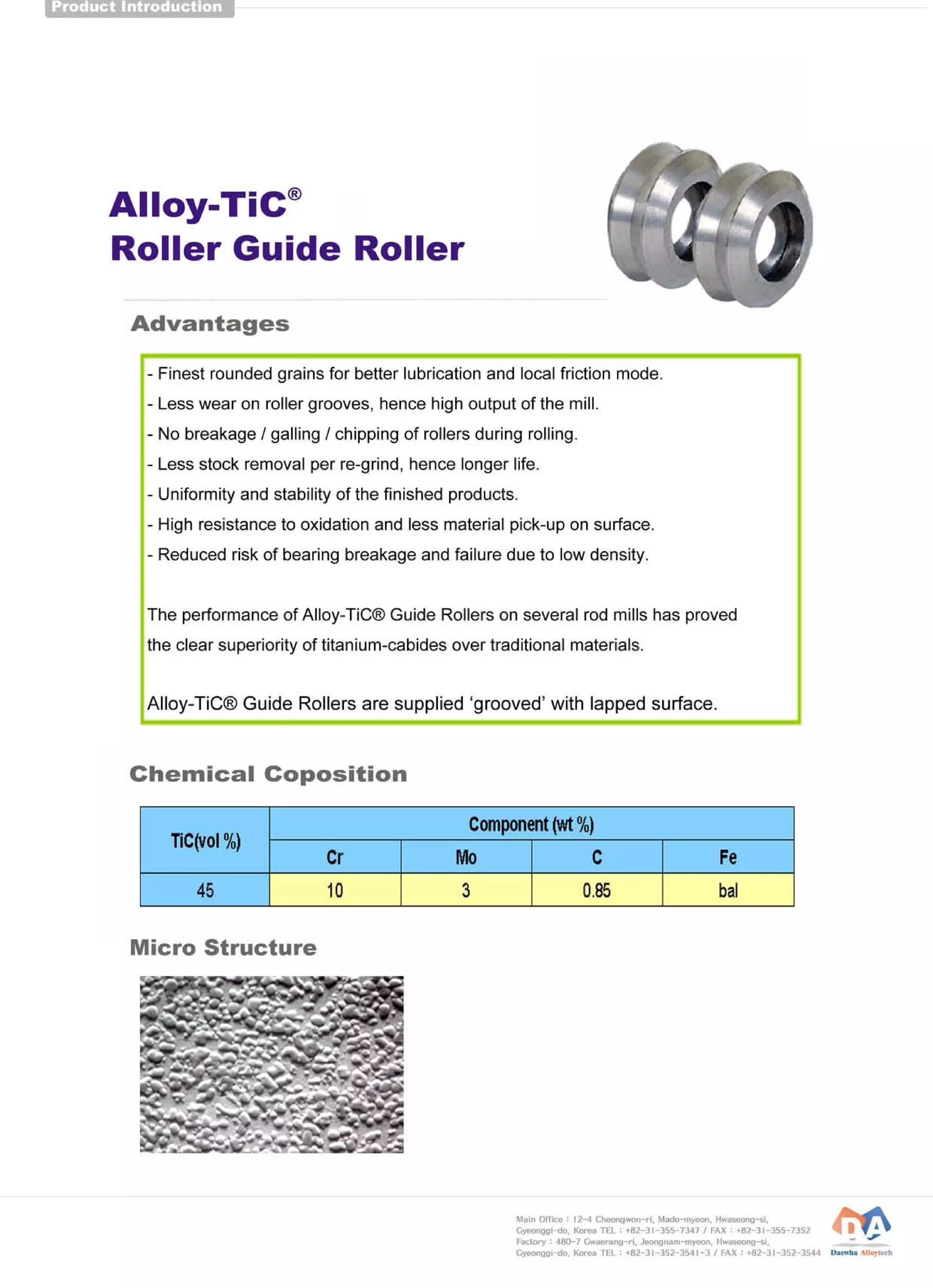 Kocks roll mill roll and guide roll project sales corp | PDF