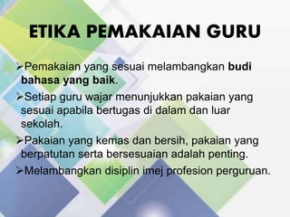 Kod etika-pemakaian-profesion-perguruan | PPTX