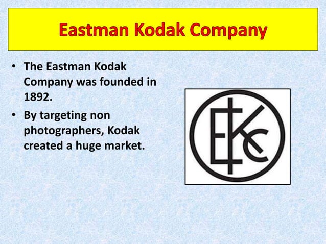 Rise and fall of Kodak | PPTX