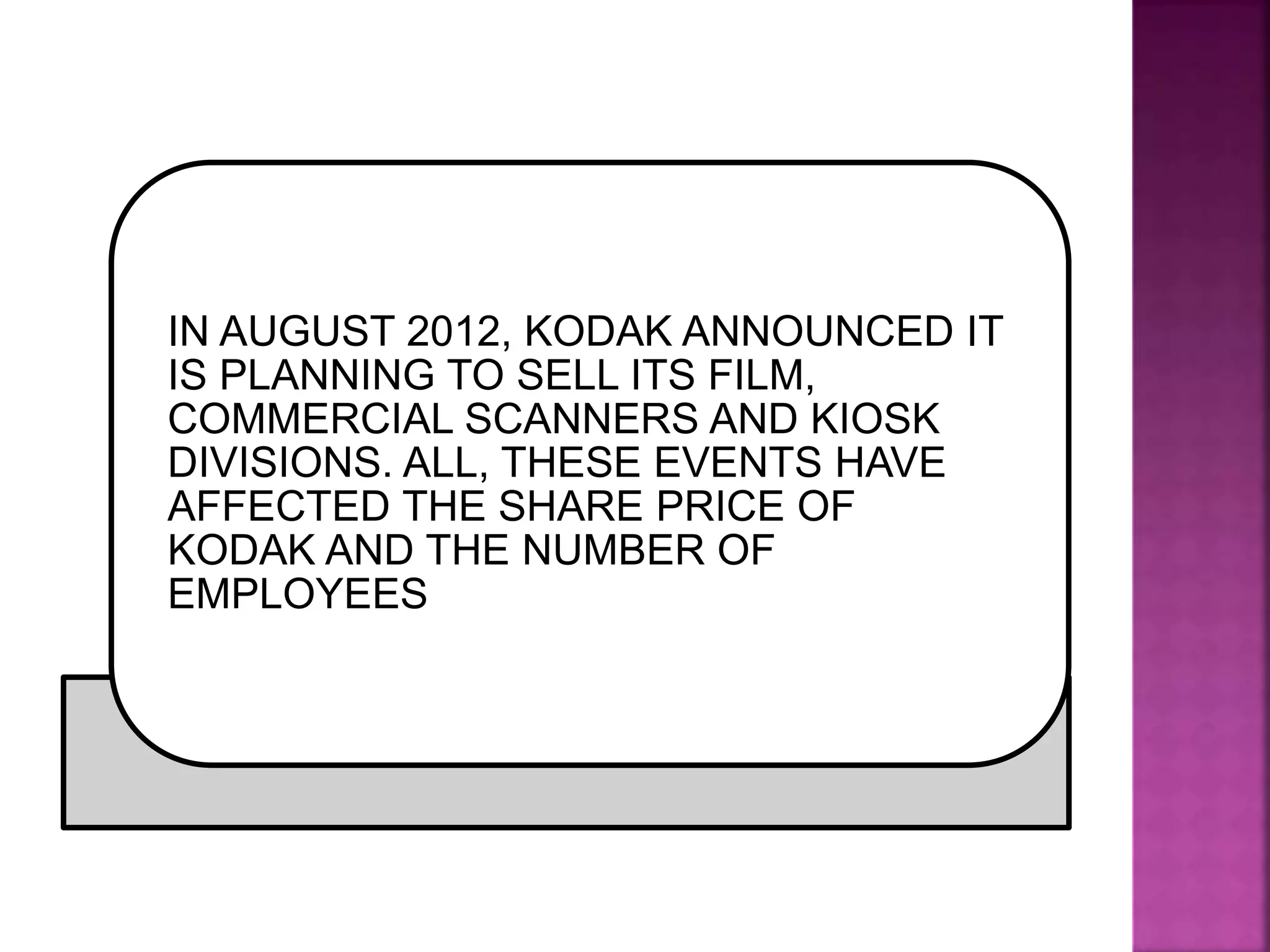 The Rise and Fall of Kodak Empire | PPTX