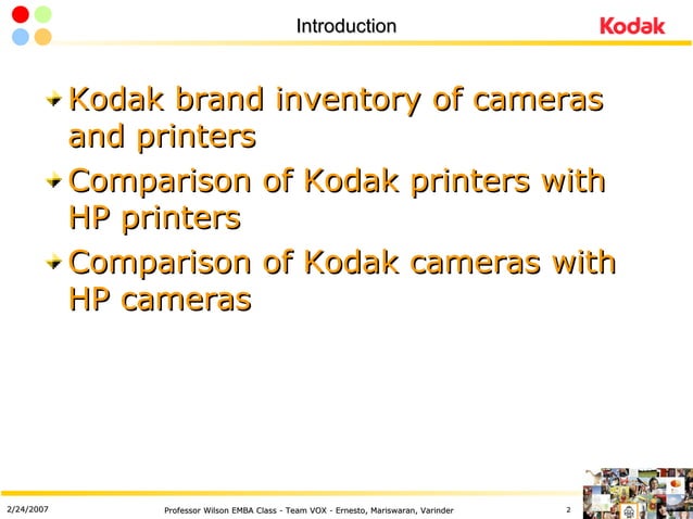 Kodak Brand Audit Report | PPT