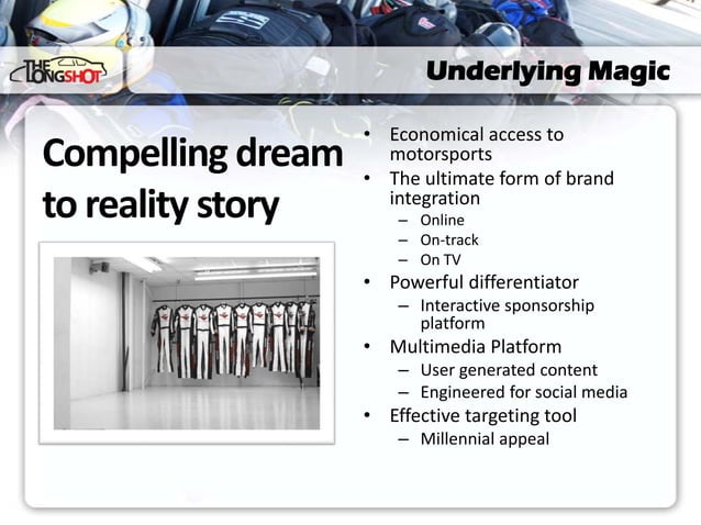 The Longshot: Fueling Dreams | PPTX