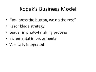 Kodak case analysis | PPTX